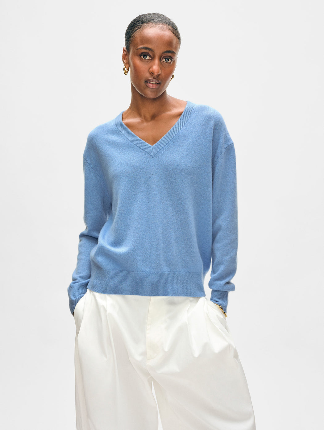 Cashmere Cable Crewneck | White + Warren – White + Warren Rebuild